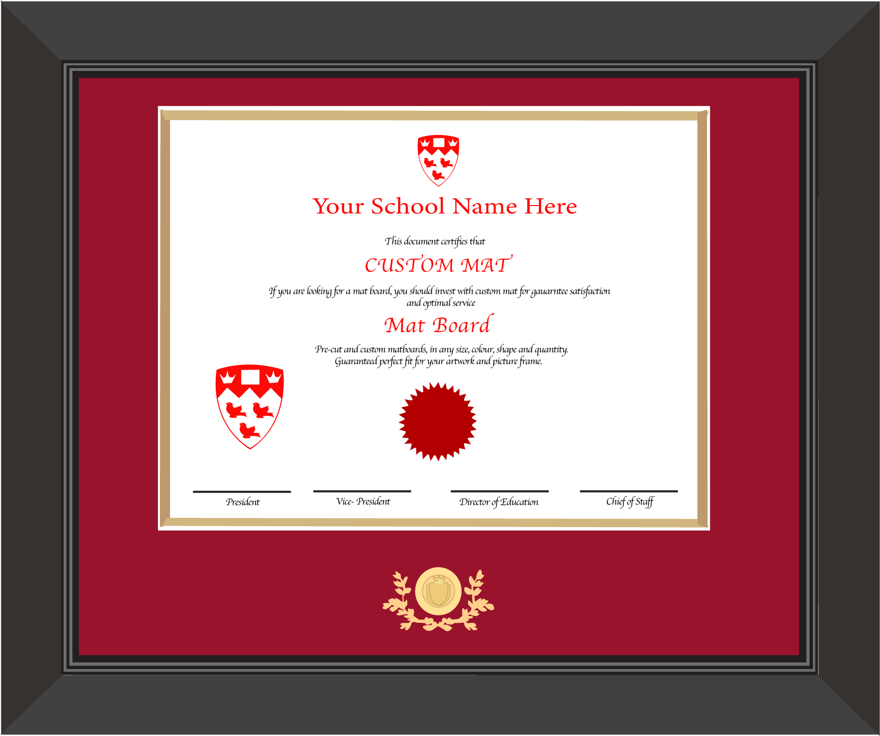 Customize your Matboard Online • Free Shipping to Canada & the USA ...