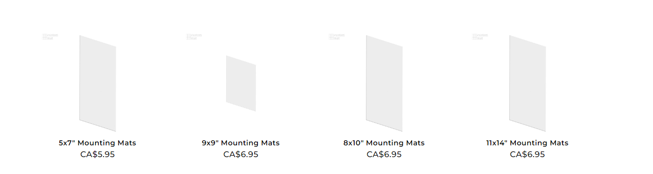 Customize your Matboards Online • Deliver to Canada & the USA • Your ...